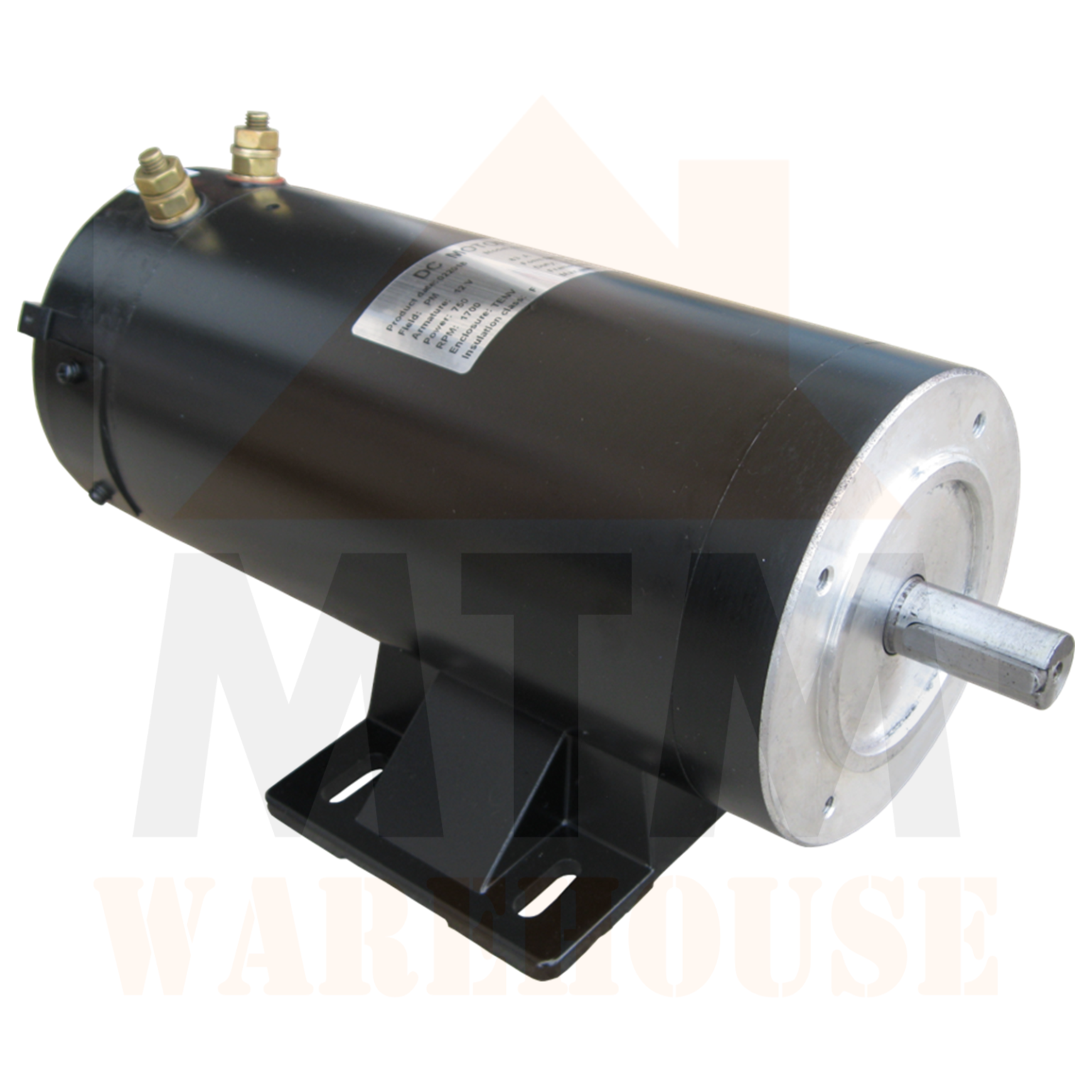 12V DC motor TENV Power : 0.75kW | 1HP 1700rpm Foot Face Flange Mount ...
