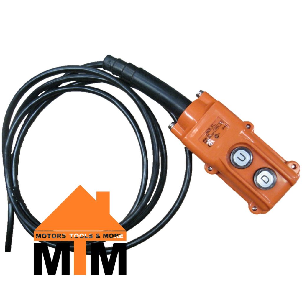 2 Button Pendant Control for Crane Hoist Winch Tailgate Tail Lift ...