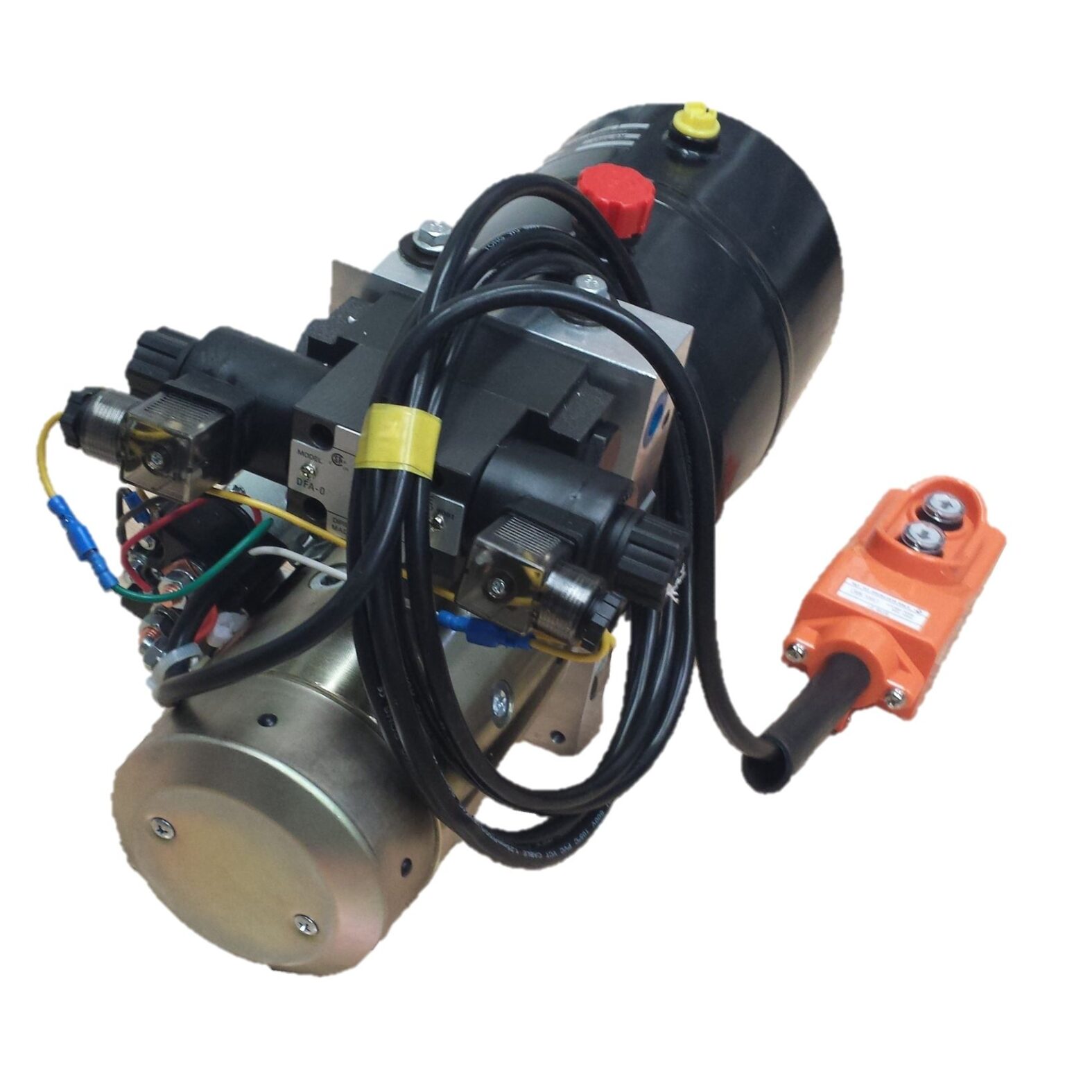 12V DC Double Acting Hydraulic Power Pack Unit 4L Tank Tipper Platform ...