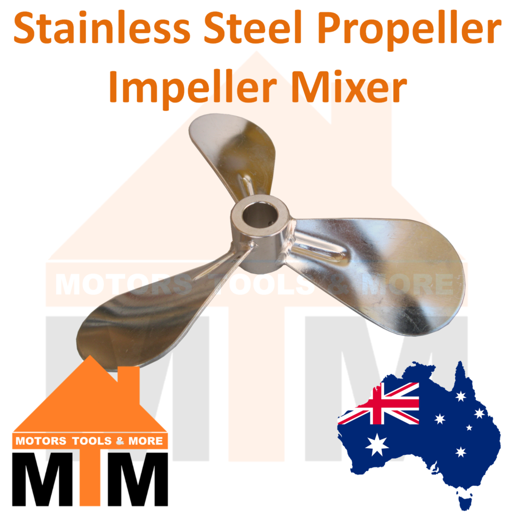 6″ (152mm) Stainless Steel Propeller Impeller Mixer – MTM Warehouse