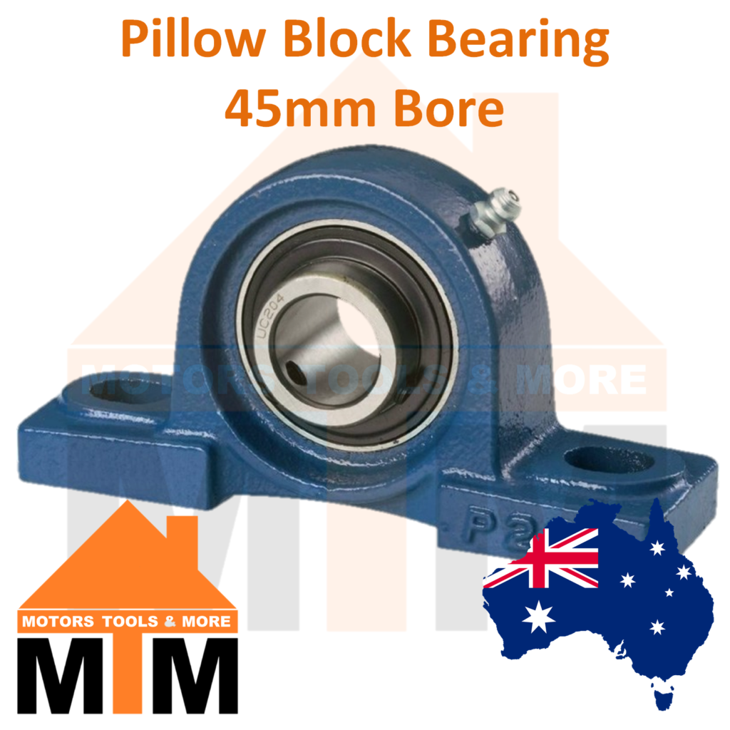Pillow Block Bearing Self Aligning Bottom Foot Mount Housing 45mm Bore ...