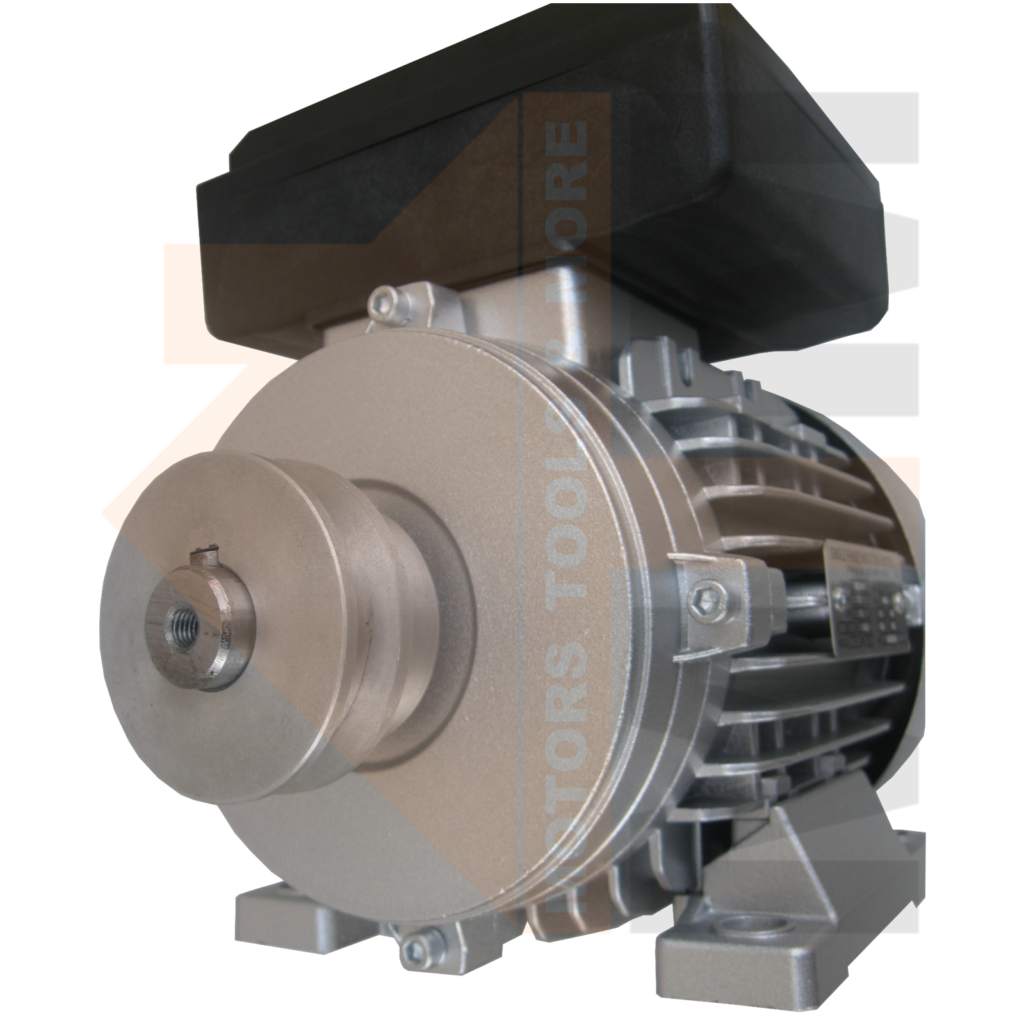 Single Phase Electric Motor 240V 1.1 kW 1.5 HP 2800rpm with Pulley SPA ...